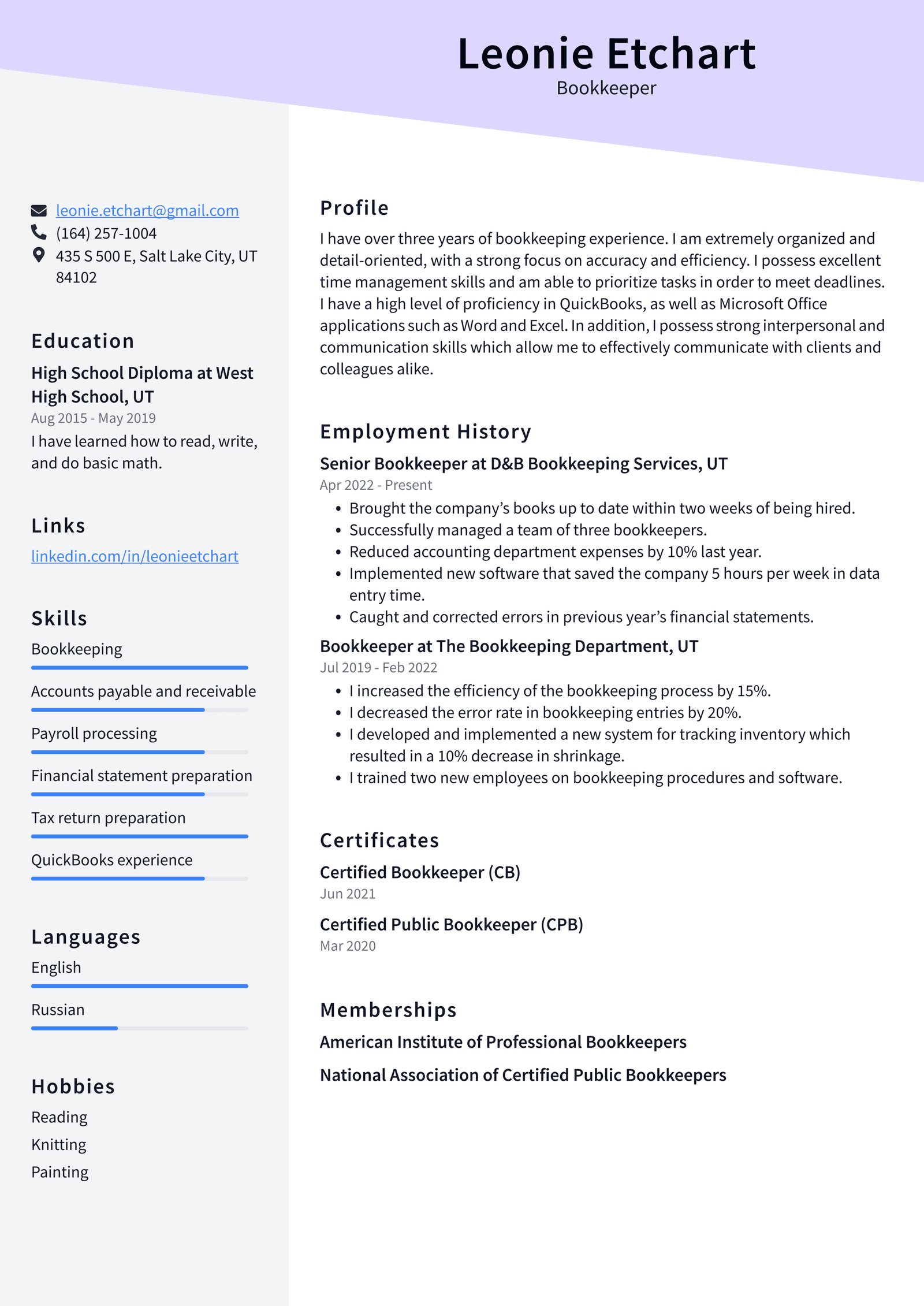 Auditing Clerk Resume Example and Writing Guide - ResumeLawyer