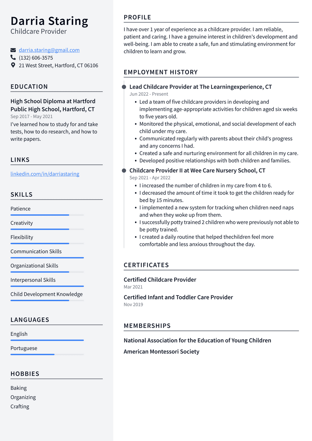 Nanny Resume Example and Writing Guide - ResumeLawyer
