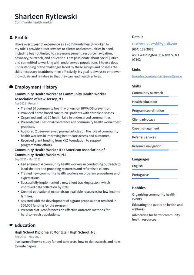 Epidemiologist Resume Example and Writing Guide - ResumeLawyer