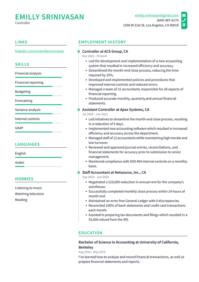 Bookkeeper Resume Example and Writing Guide - ResumeLawyer