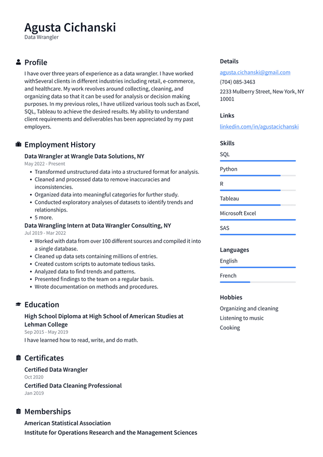 Film and Video Editor Resume Example and Writing Guide