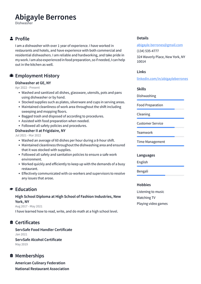 Chef Resume Example and Writing Guide - ResumeLawyer