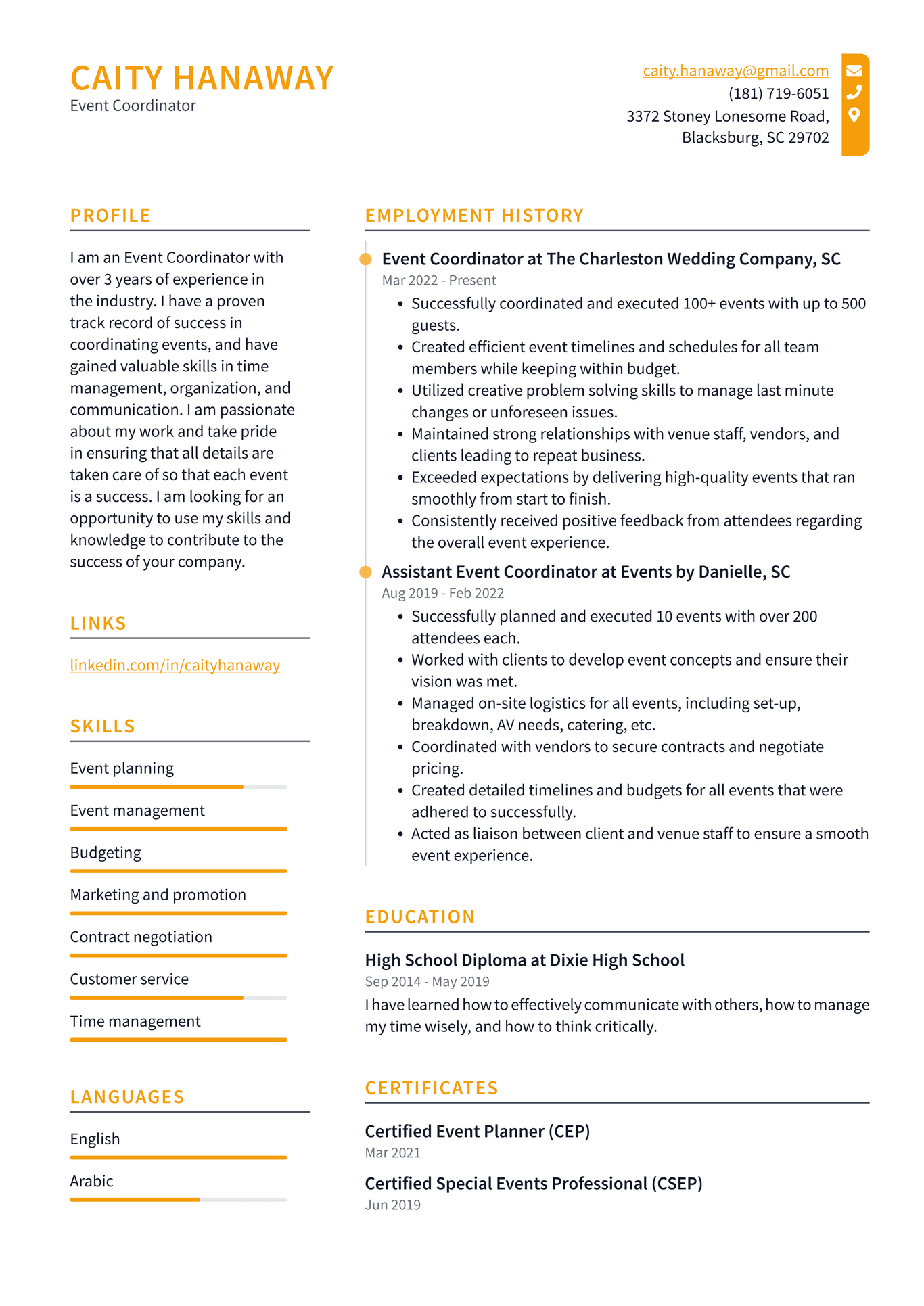 Brand Ambassador Resume Example and Writing Guide - ResumeLawyer
