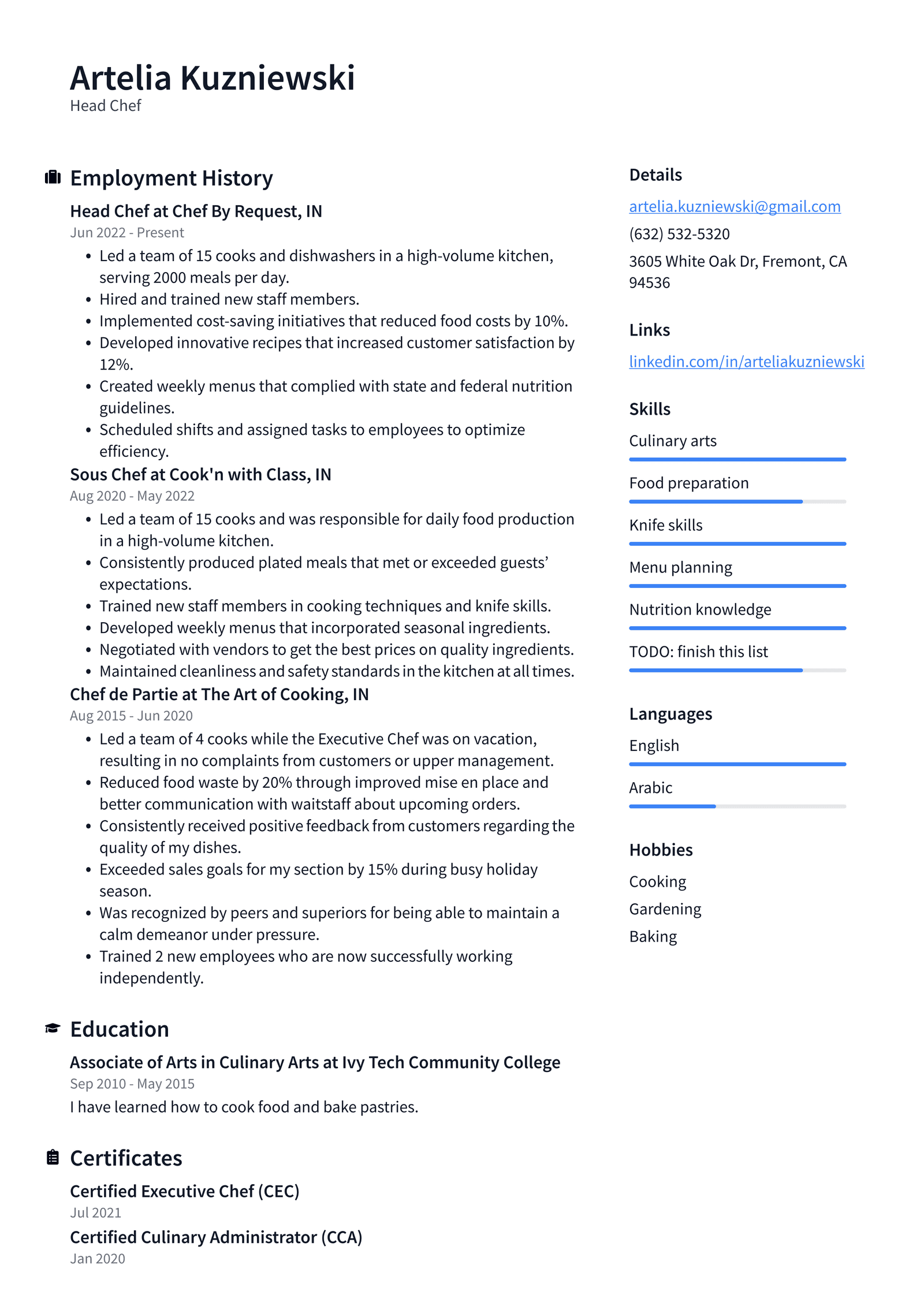 Dishwasher Resume Example and Writing Guide - ResumeLawyer