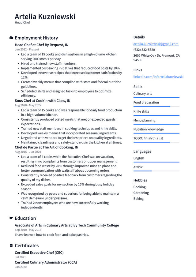 Dishwasher Resume Example and Writing Guide - ResumeLawyer