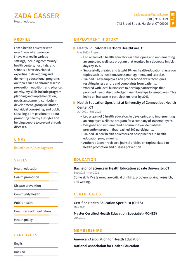 Epidemiologist Resume Example and Writing Guide - ResumeLawyer