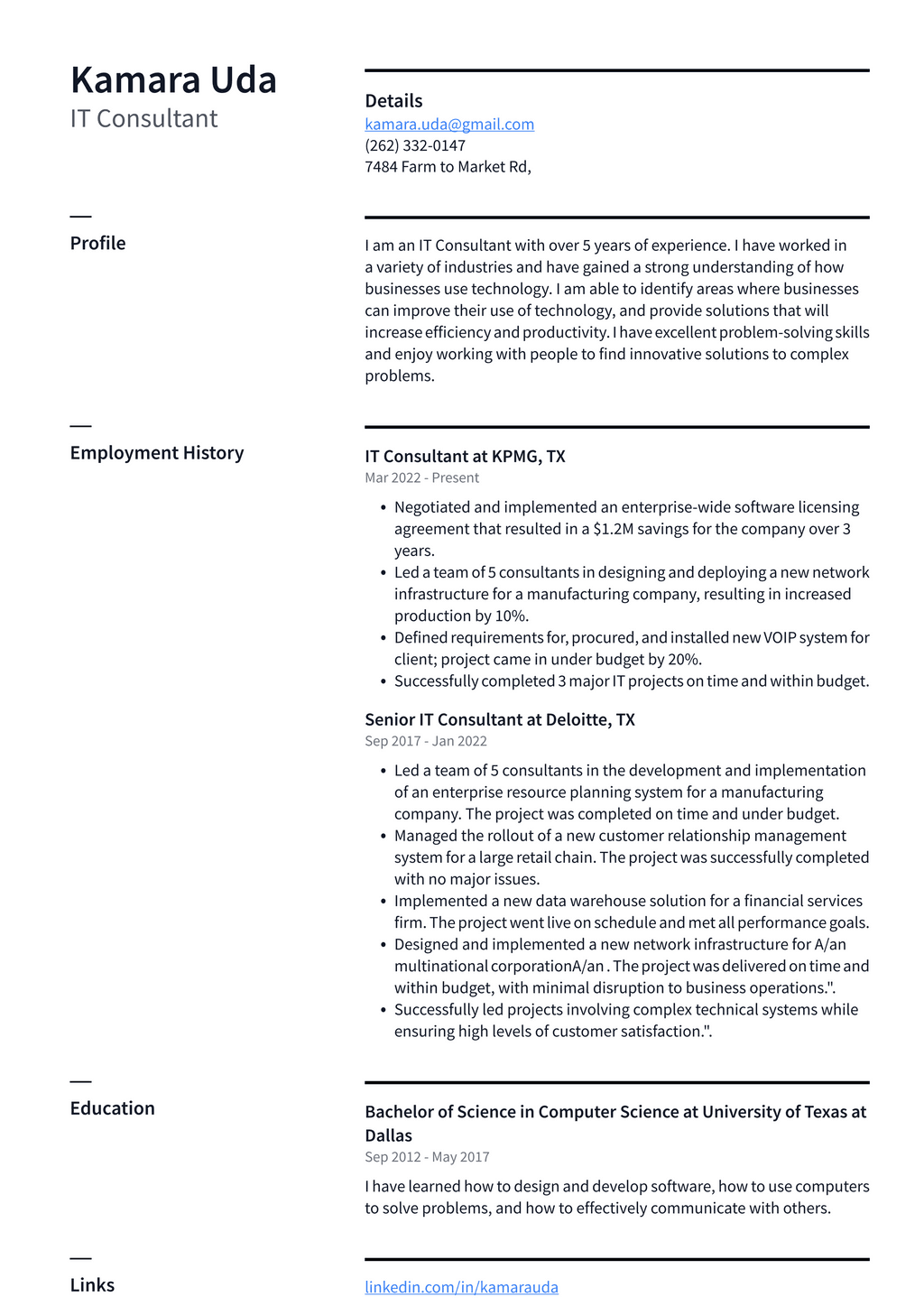 IT Specialist Resume Example and Writing Guide - ResumeLawyer