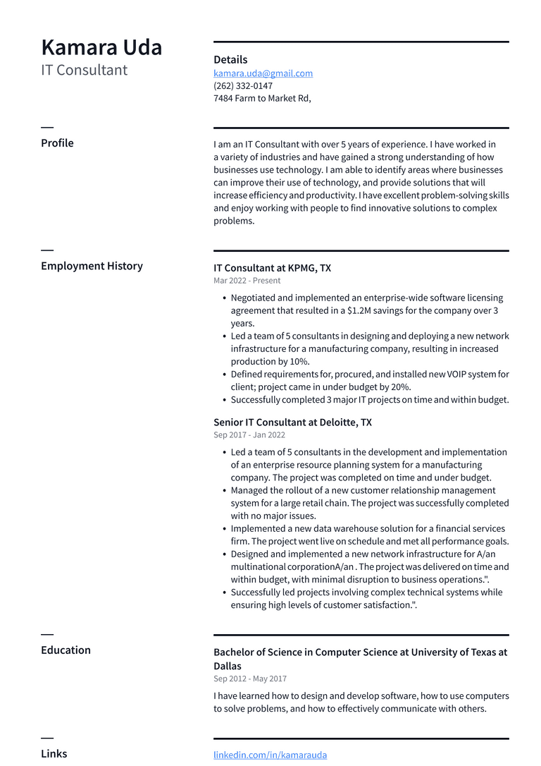 IT Specialist Resume Example and Writing Guide - ResumeLawyer