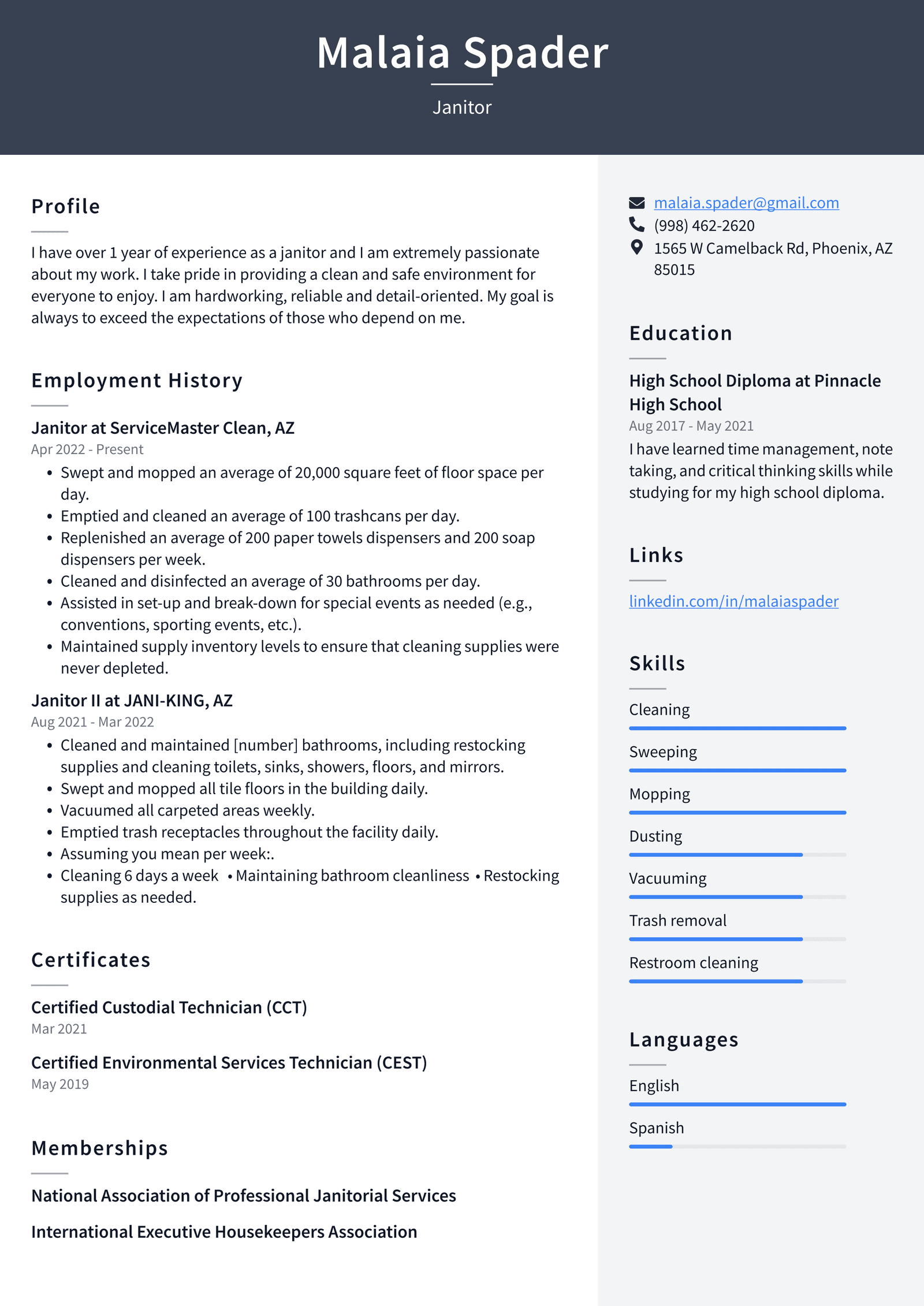 General Laborer Resume Example and Writing Guide - ResumeLawyer