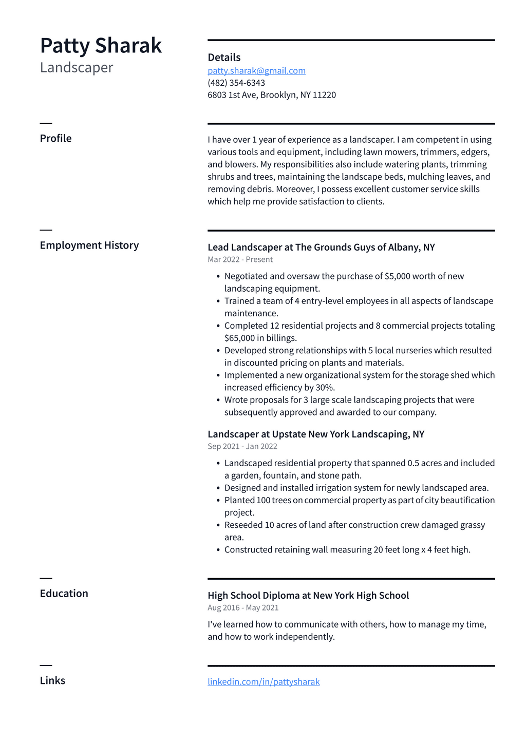 General Laborer Resume Example and Writing Guide - ResumeLawyer