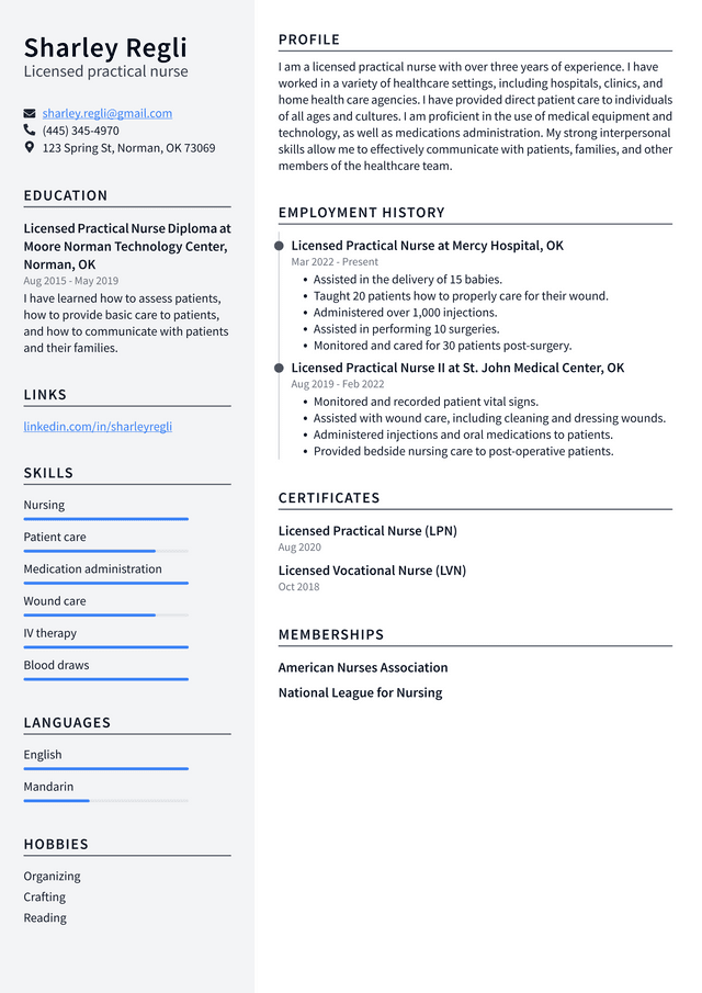 CNA Resume Example and Writing Guide - ResumeLawyer