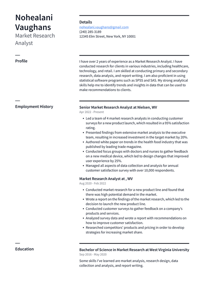 Marketing Resume Example and Writing Guide - ResumeLawyer