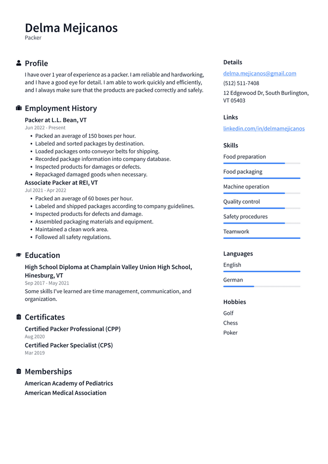 Warehouse Worker Resume Example and Writing Guide - ResumeLawyer
