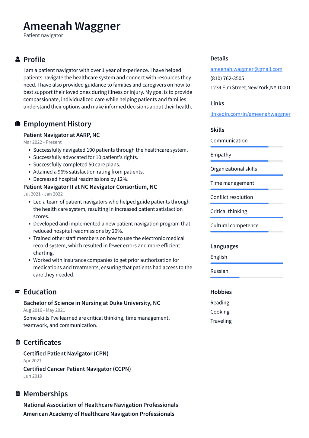 Health Educator Resume Example and Writing Guide - ResumeLawyer