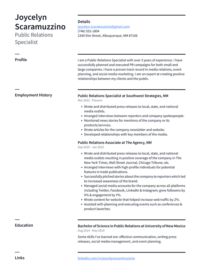 Blog Writer Resume Example and Writing Guide - ResumeLawyer