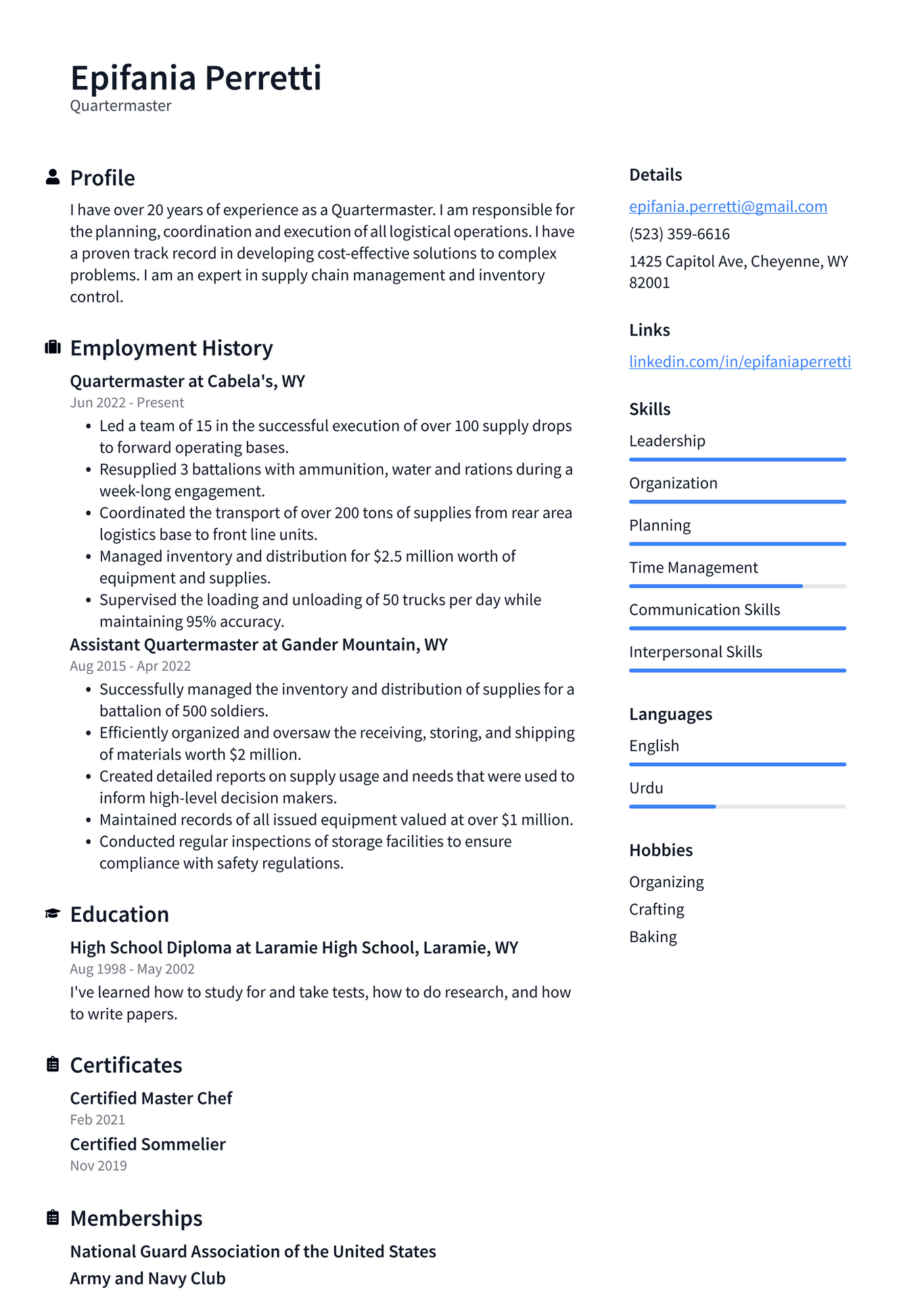 Seaman Resume Example and Writing Guide - ResumeLawyer