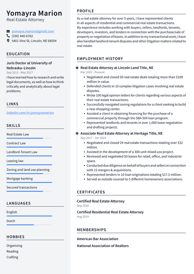 Title Insurance Coordinator Resume Example and Writing Guide - ResumeLawyer