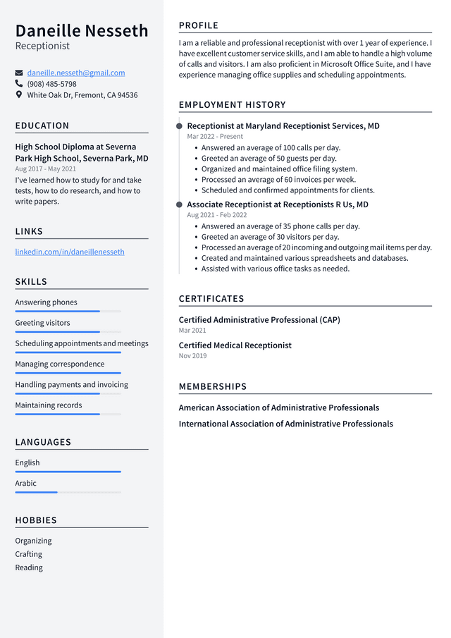 Office Assistant Resume Example And Writing Guide - Resumelawyer