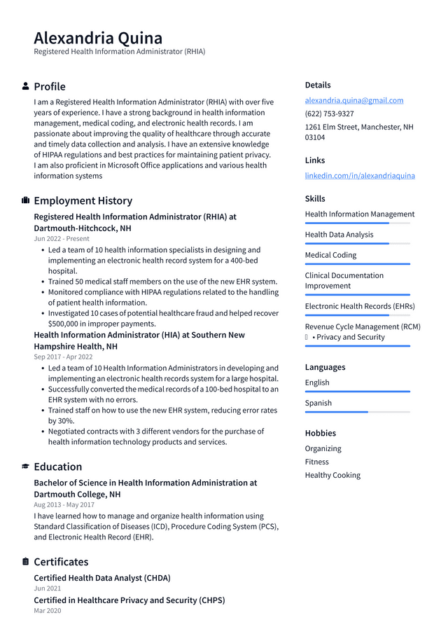 Medical Coder Resume Example And Writing Guide - Resumelawyer