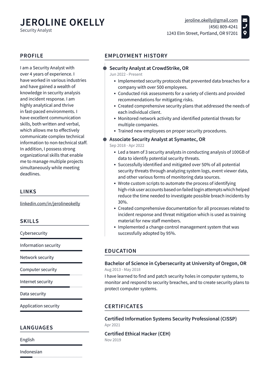 Systems Analyst Resume Example and Writing Guide - ResumeLawyer