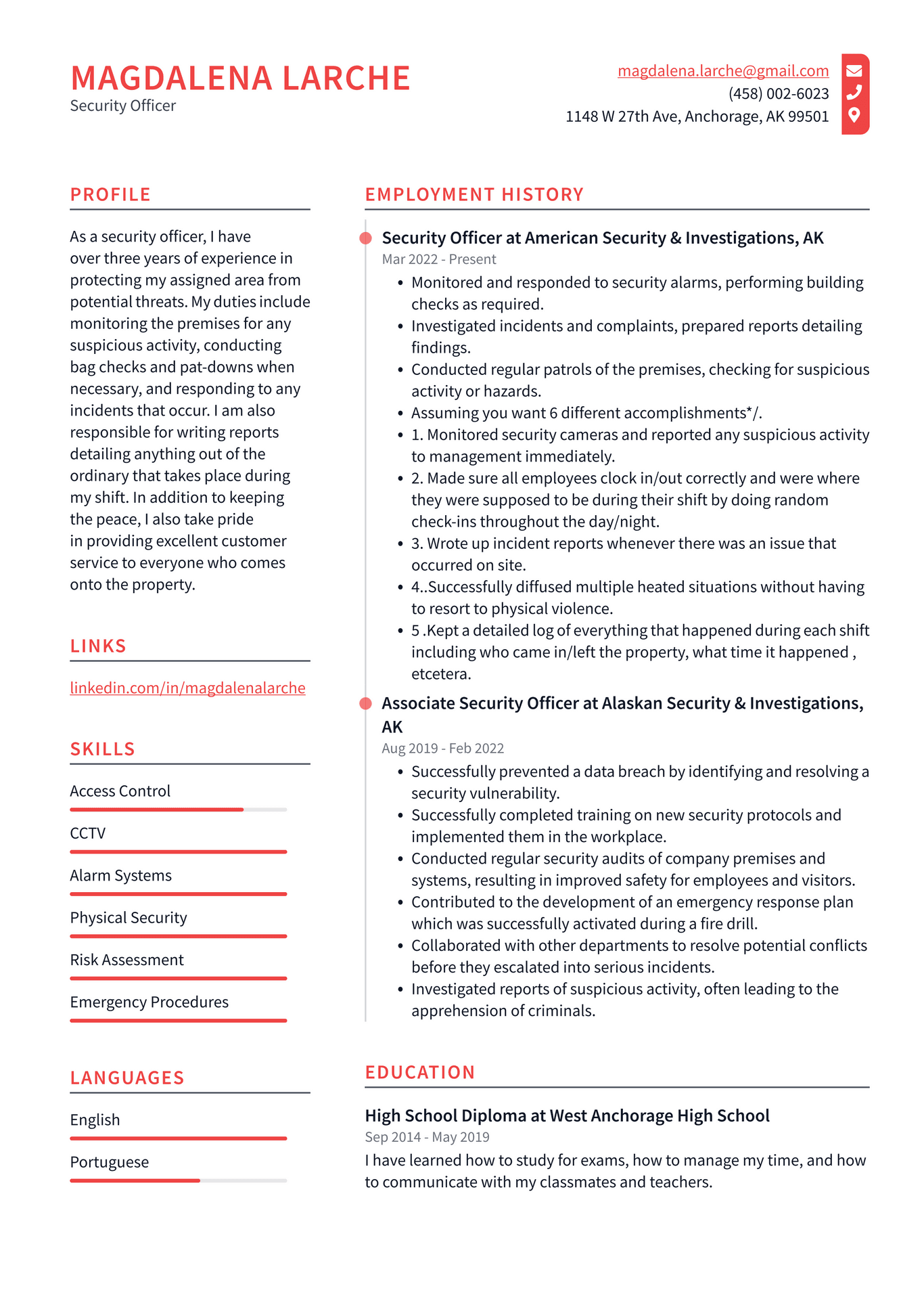 Doorman Resume Example and Writing Guide - ResumeLawyer