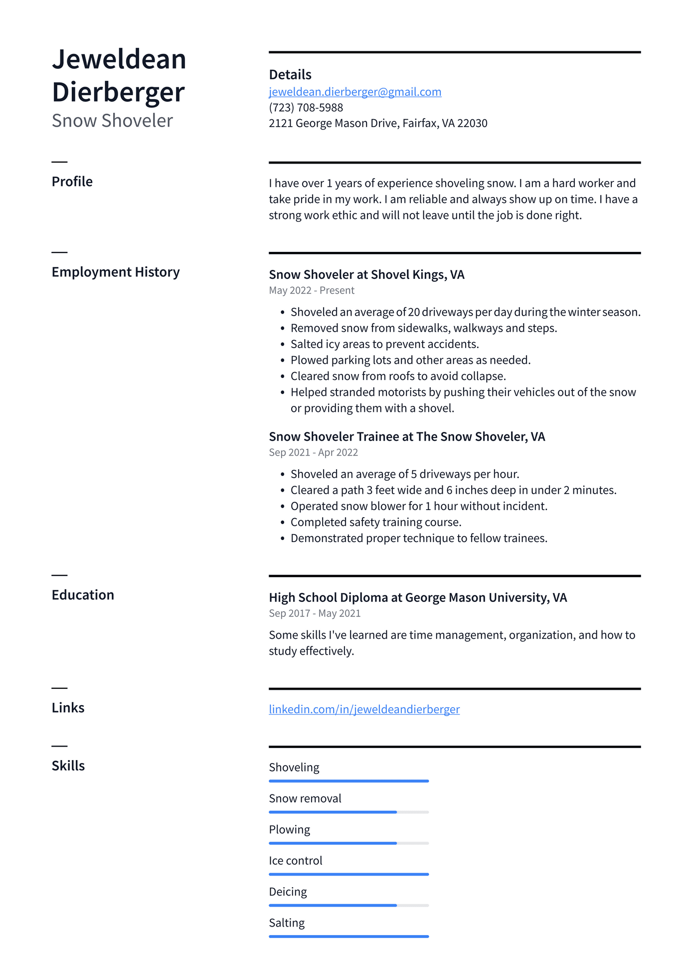 High School Student Resume Example and Writing Guide - ResumeLawyer