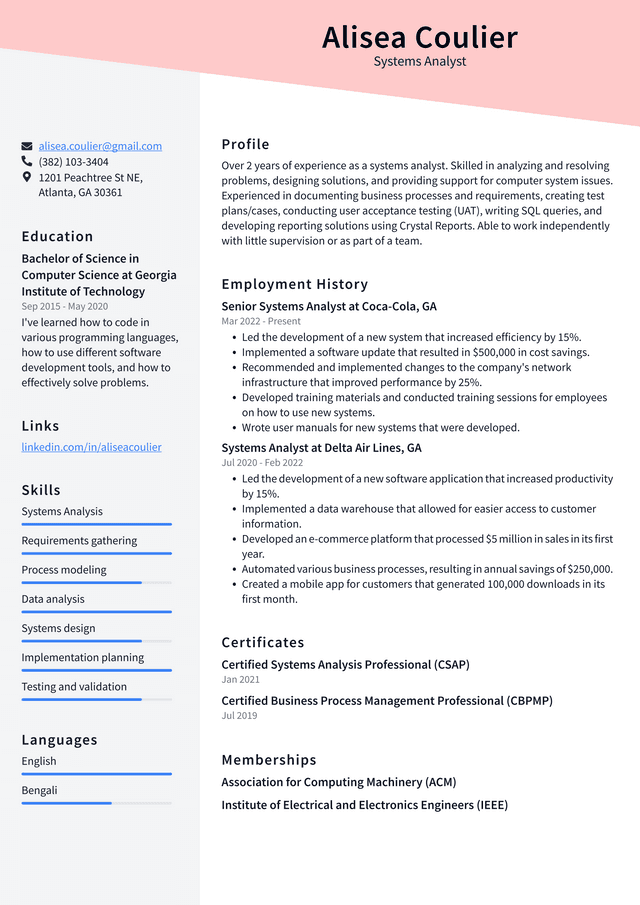 Programmer Resume Example and Writing Guide - ResumeLawyer