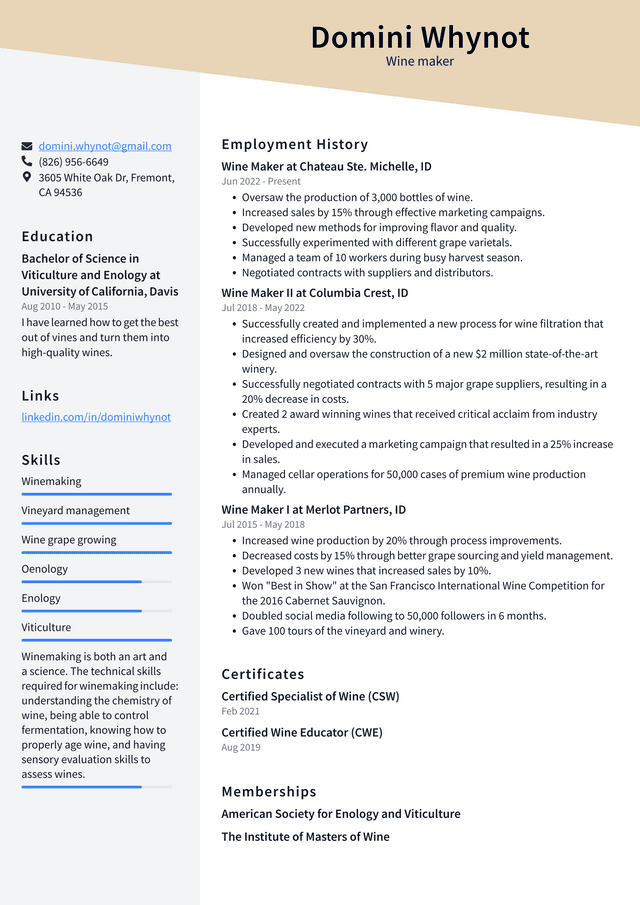Pastry Chef Resume Example and Writing Guide - ResumeLawyer